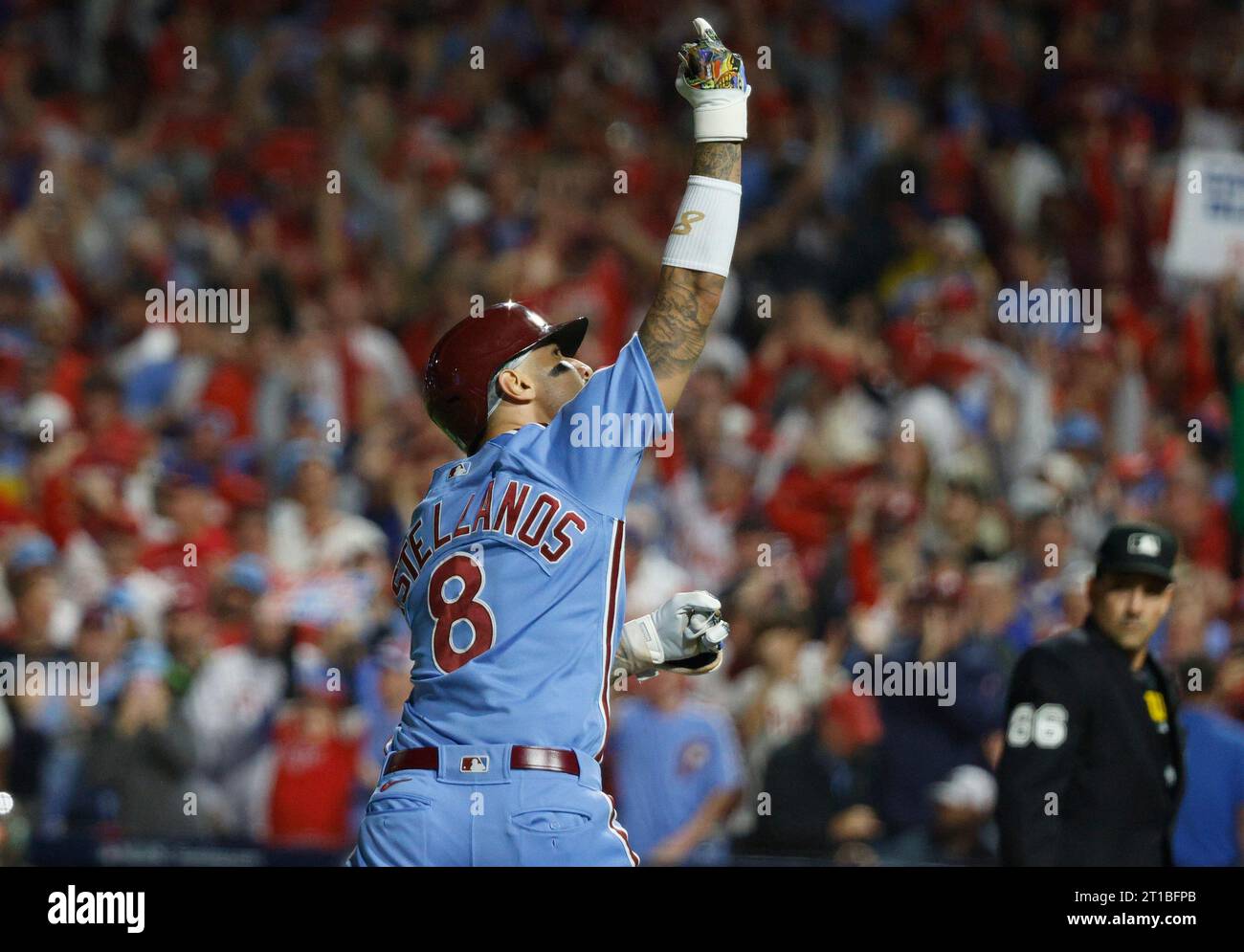 Philadelphia, United States. 12th Oct, 2023. Philadelphia Phillies Nick ...