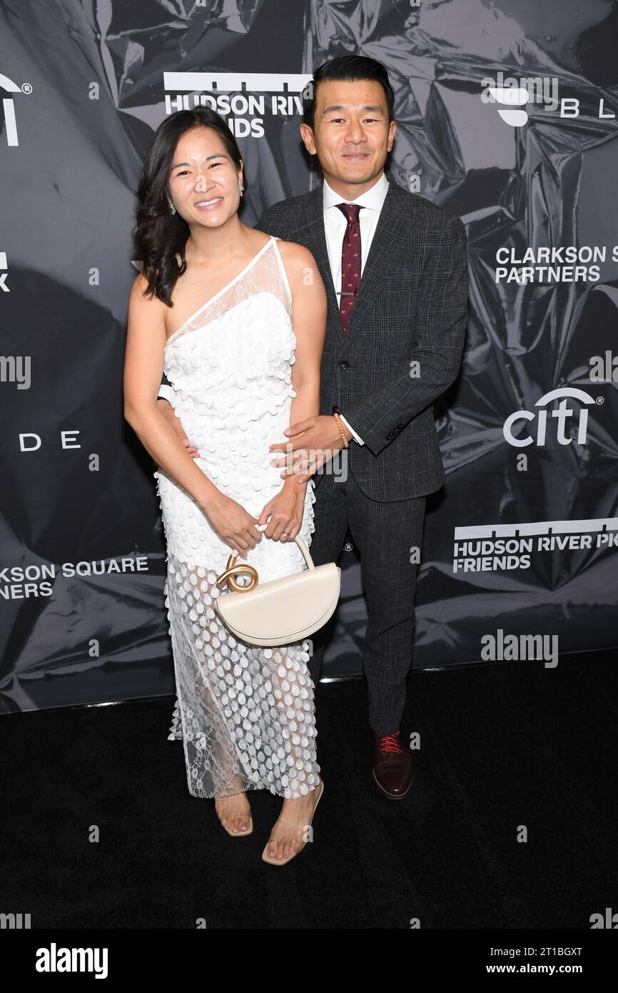 New York, USA. 12th Oct, 2023. Ronny Chieng and Hannah Pham attending ...
