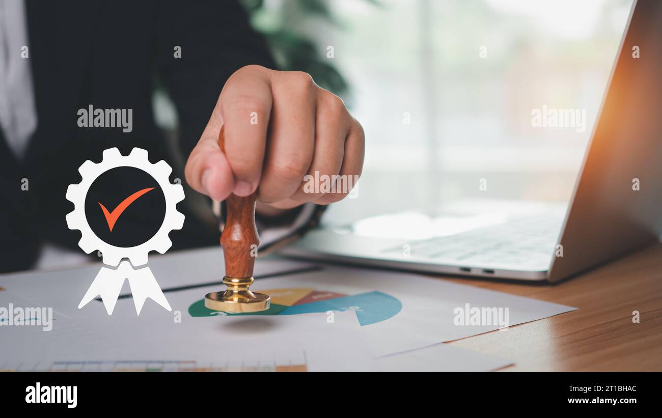 Approval stamp hi-res stock photography and images - Alamy