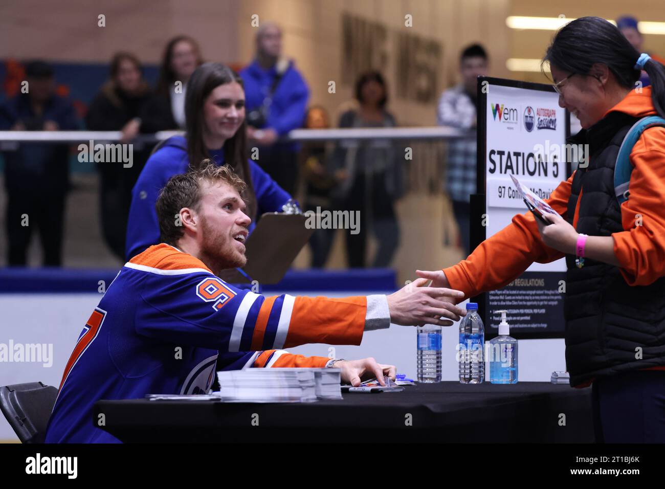 Edmonton, Alberta, Canada. 12th Oct, 2023. Edmonton Oilers CONNOR ...