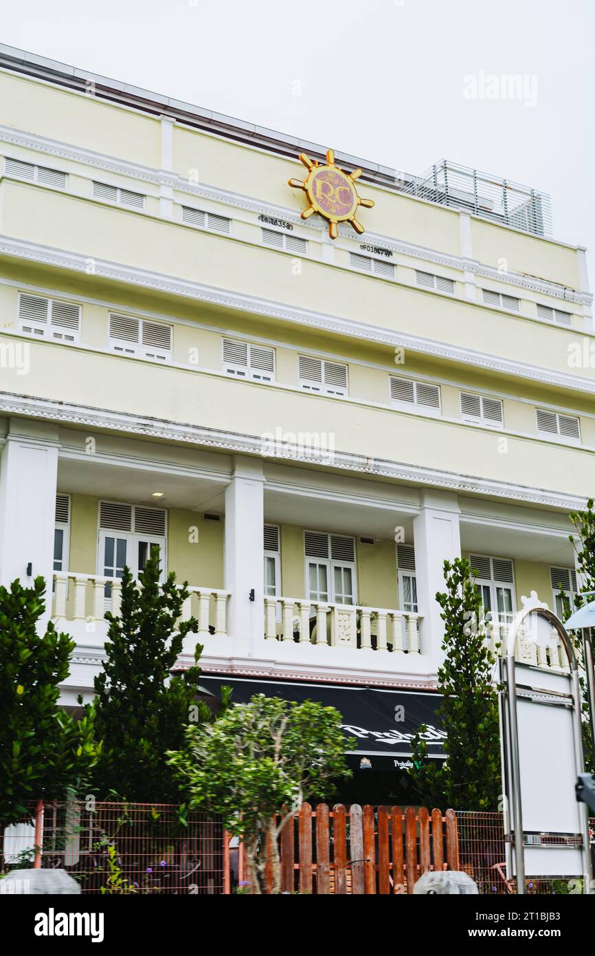 Melaka, Malaysia - July 9, 2023 Old colonial building in Melaka city ...