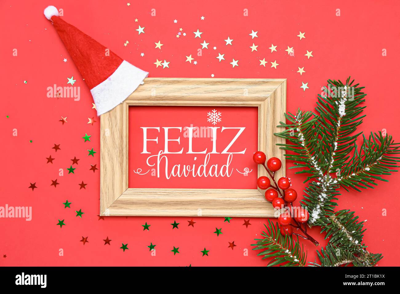 Feliz navidad poster hi-res stock photography and images - Alamy
