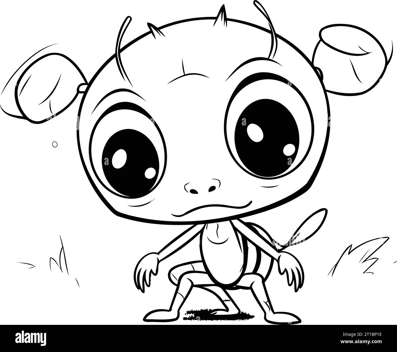 Cute ant coloring page hi-res stock photography and images - Alamy