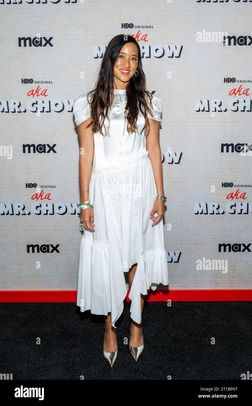 New York, USA. 08th Oct, 2023. Alice Gu attends the world premiere of ...
