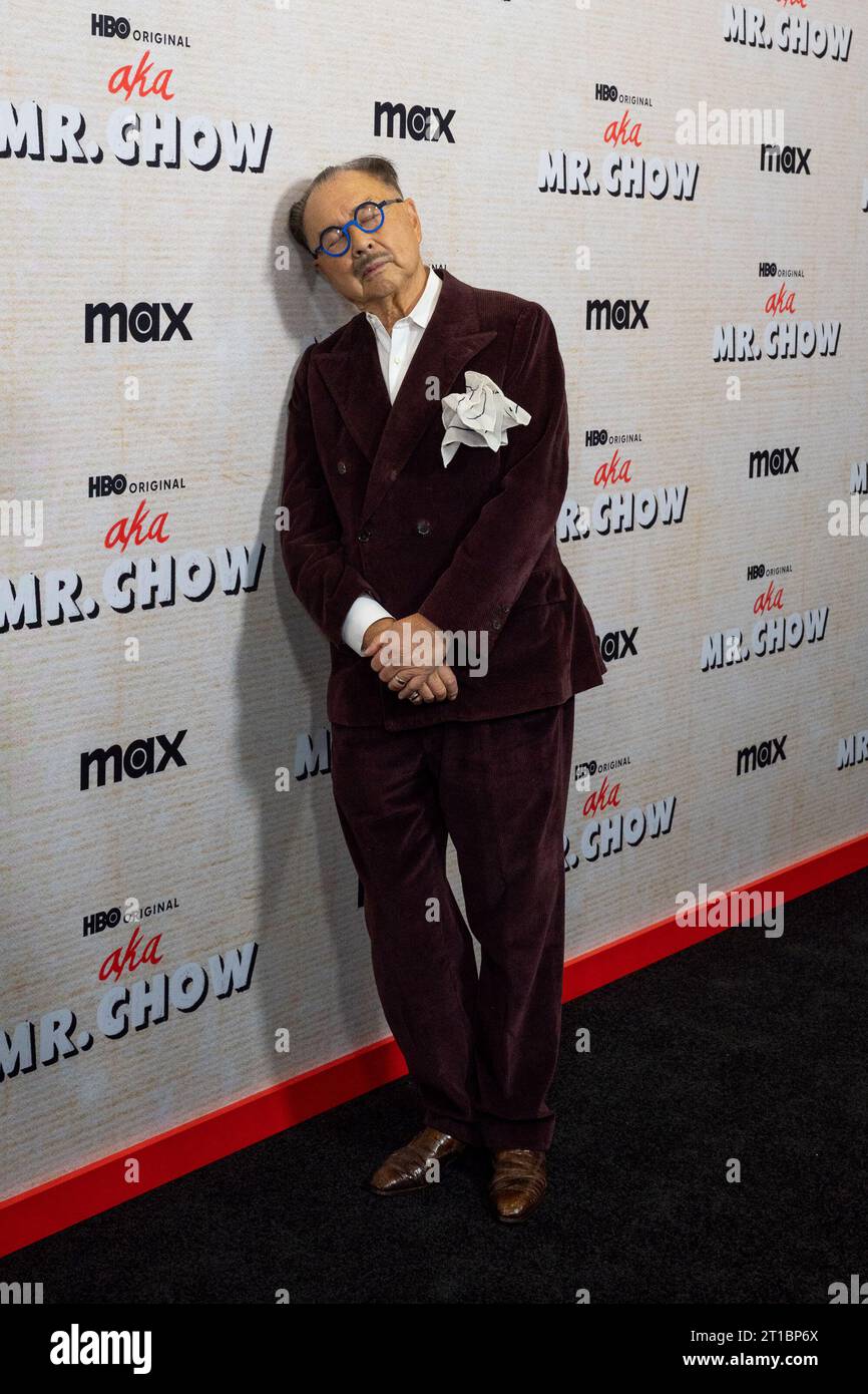 New York, USA. 08th Oct, 2023. Michael "M" Chow attends the world ...