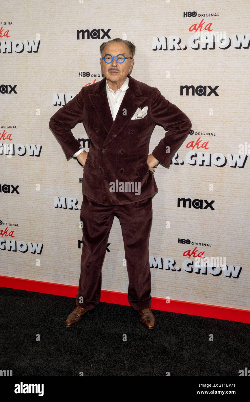 New York, USA. 08th Oct, 2023. Michael "M" Chow attends the world ...