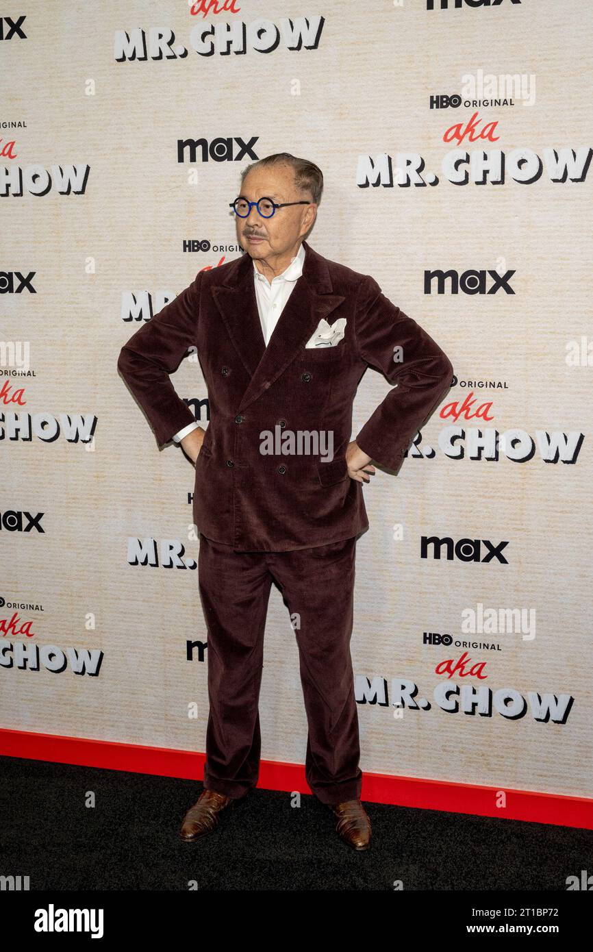 New York, USA. 08th Oct, 2023. Michael "M" Chow attends the world ...