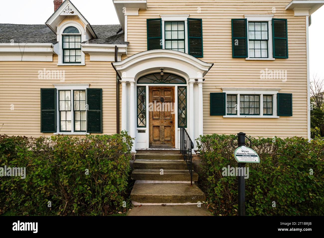 Wyatt Historic House Museum Summerside, Prince Edward Island, CAN Stock ...