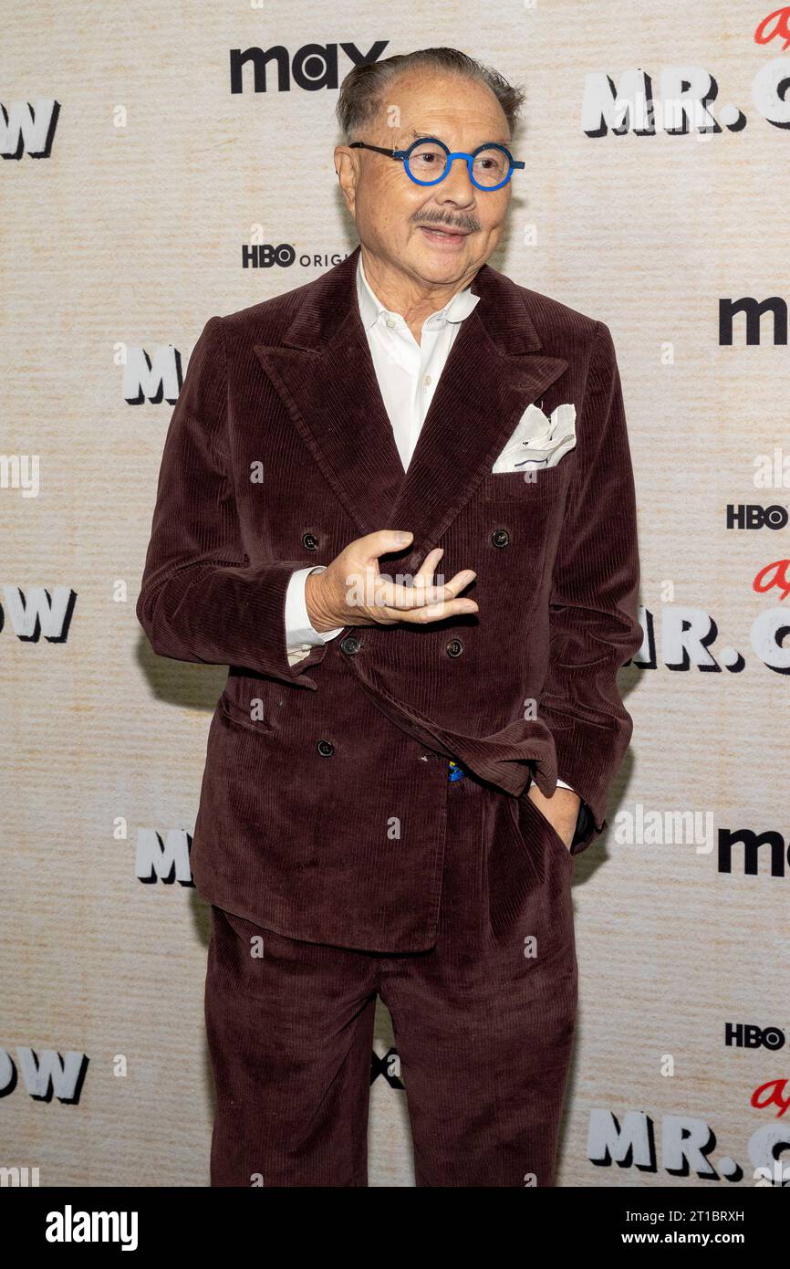 New York, USA. 08th Oct, 2023. Michael "M" Chow attends the world ...
