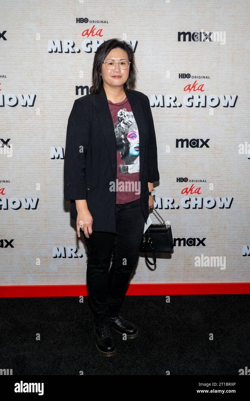 New York, USA. 08th Oct, 2023. Anita H.M Yu attends the world premiere ...