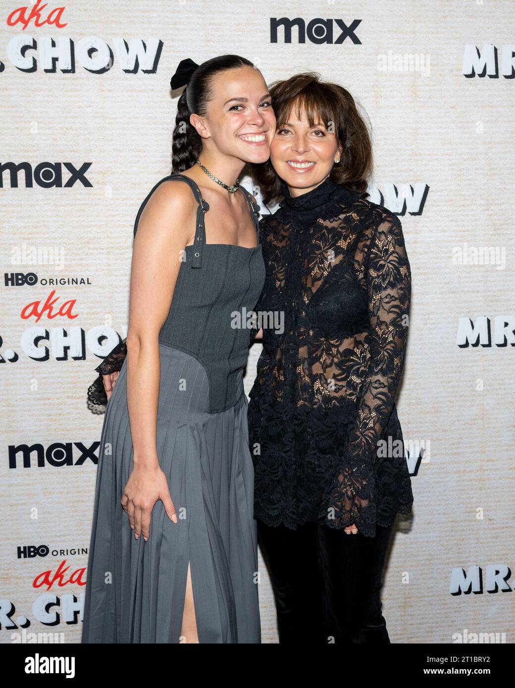 New York, USA. 08th Oct, 2023. Ariel Friedman and Adriana Berenson attend the world premiere of ...