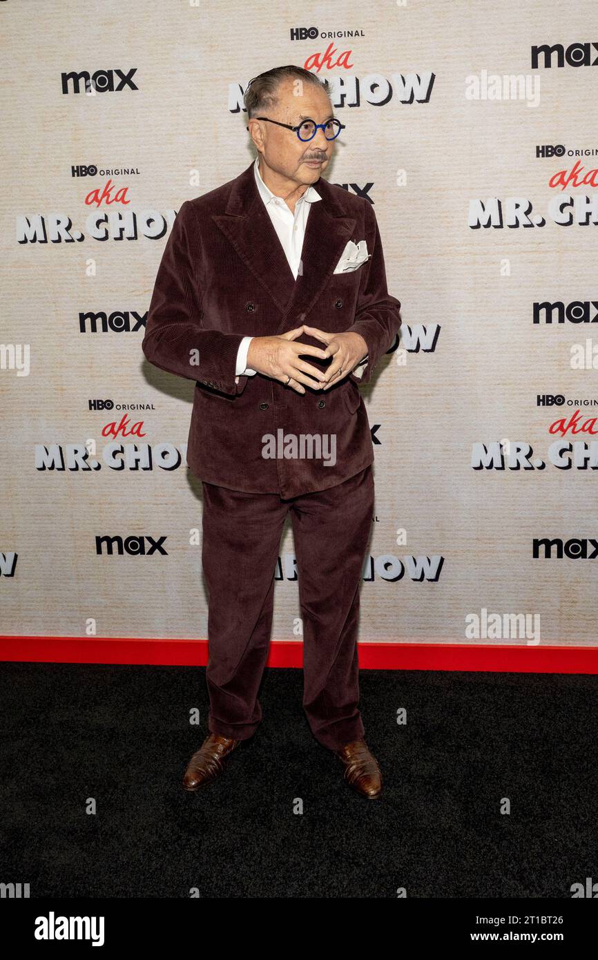 New York, USA. 08th Oct, 2023. Michael "M" Chow attends the world ...