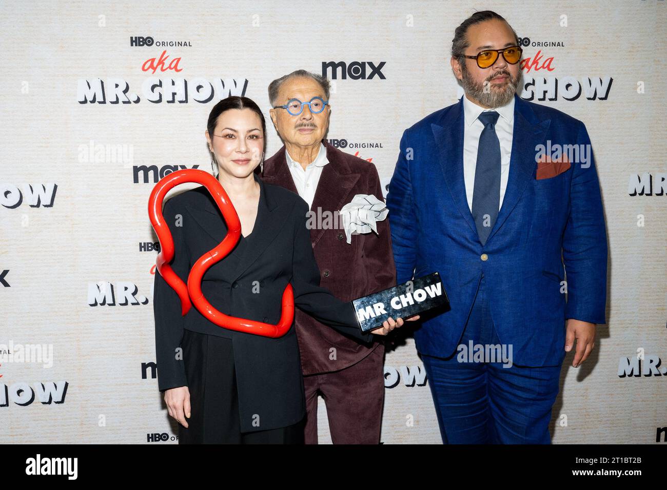 New York, USA. 08th Oct, 2023. China Chow, Michael M Chow, and ...