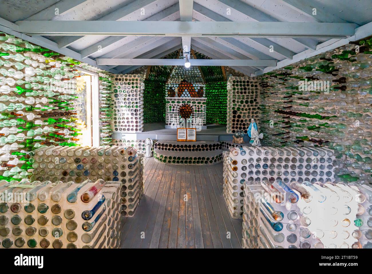Chapel The Bottle Houses Cape-Egmont, Prince Edward Island, CAN Stock ...