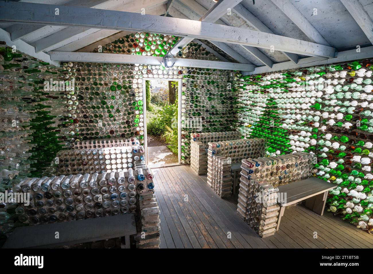 Chapel The Bottle Houses Cape-Egmont, Prince Edward Island, CAN Stock ...