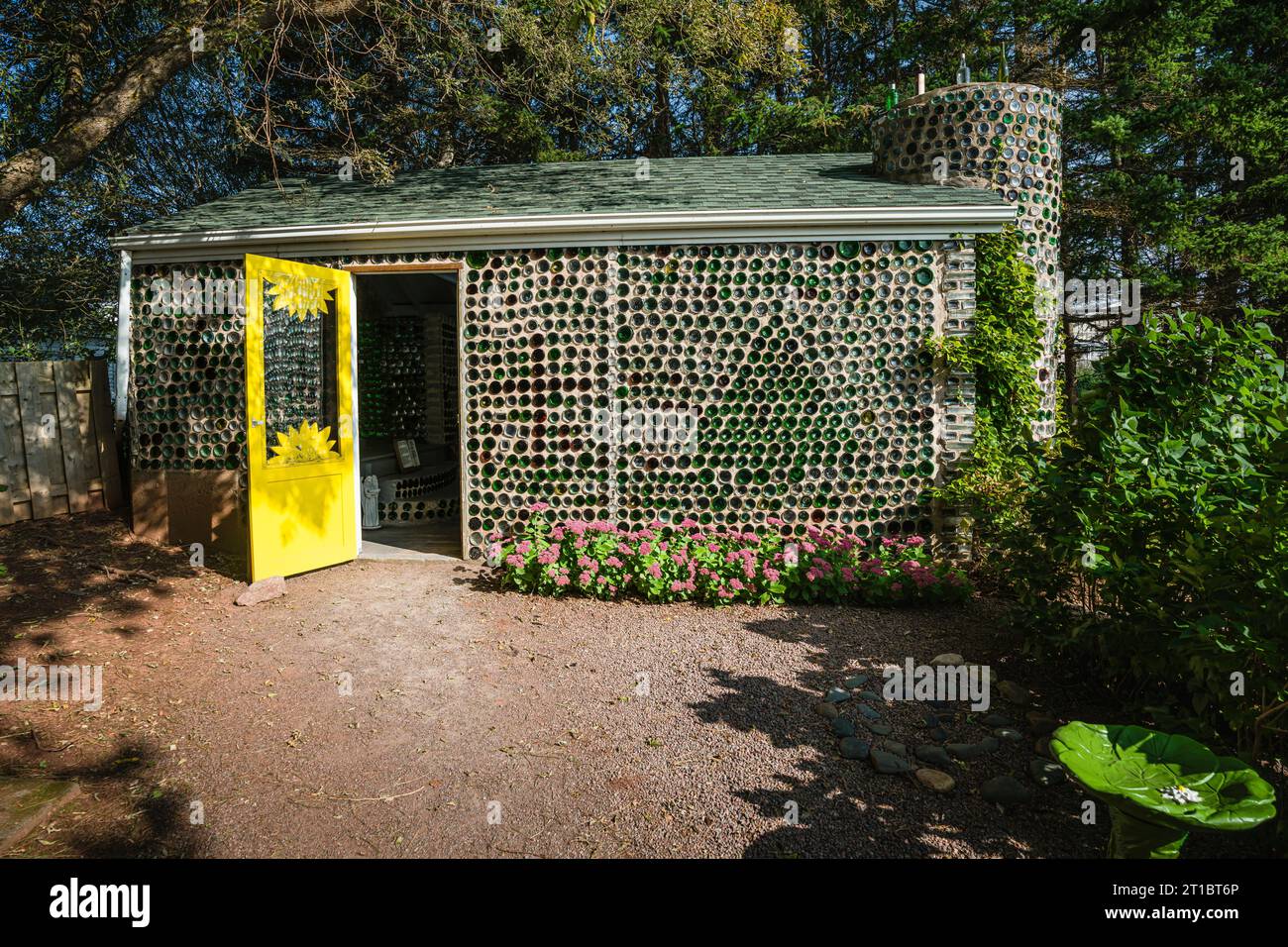 Chapel The Bottle Houses Cape-Egmont, Prince Edward Island, CAN Stock ...