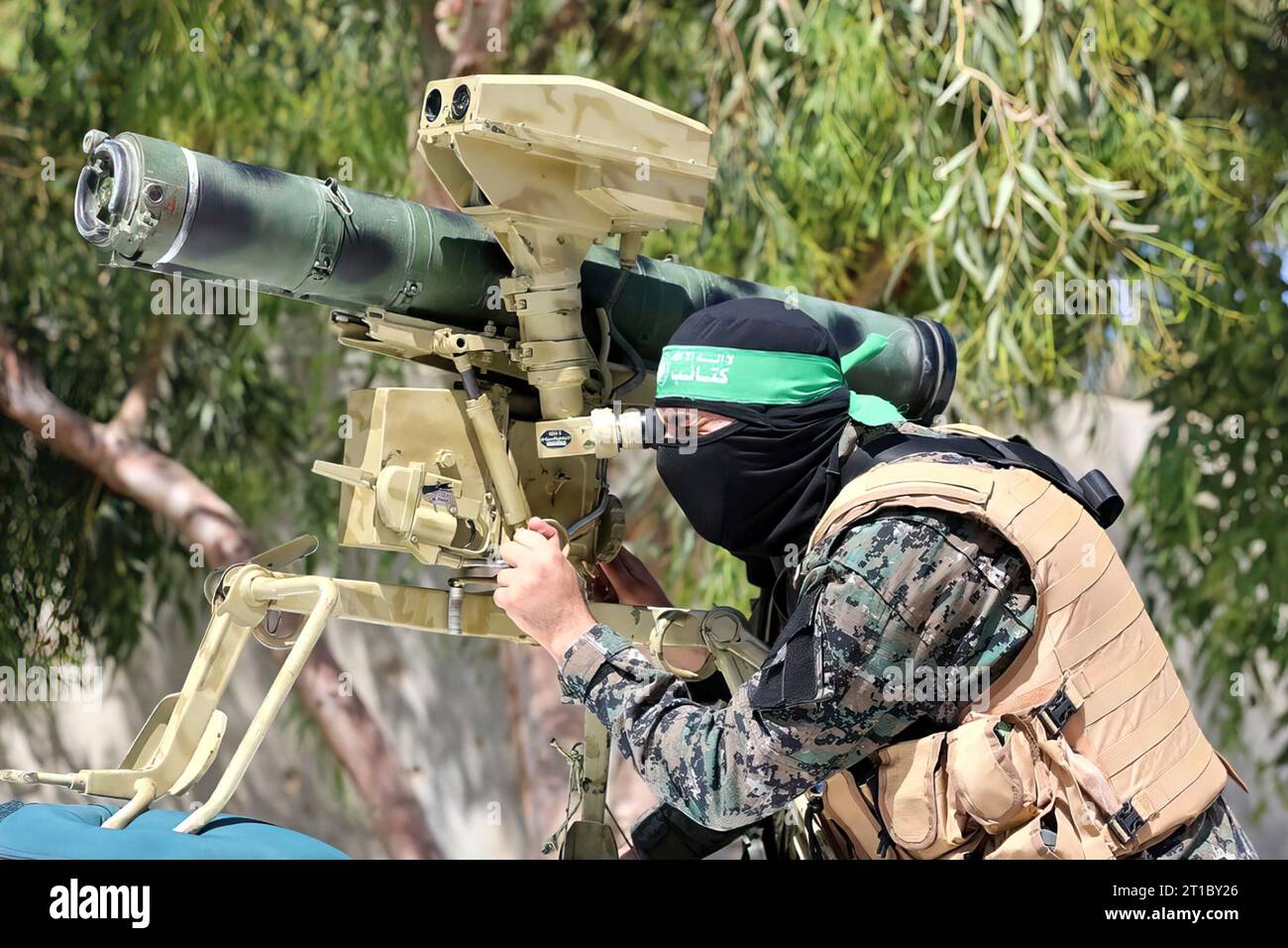 Gaza, Palestine. 13th Oct, 2023. File photo published by Hamas (Islamic ...