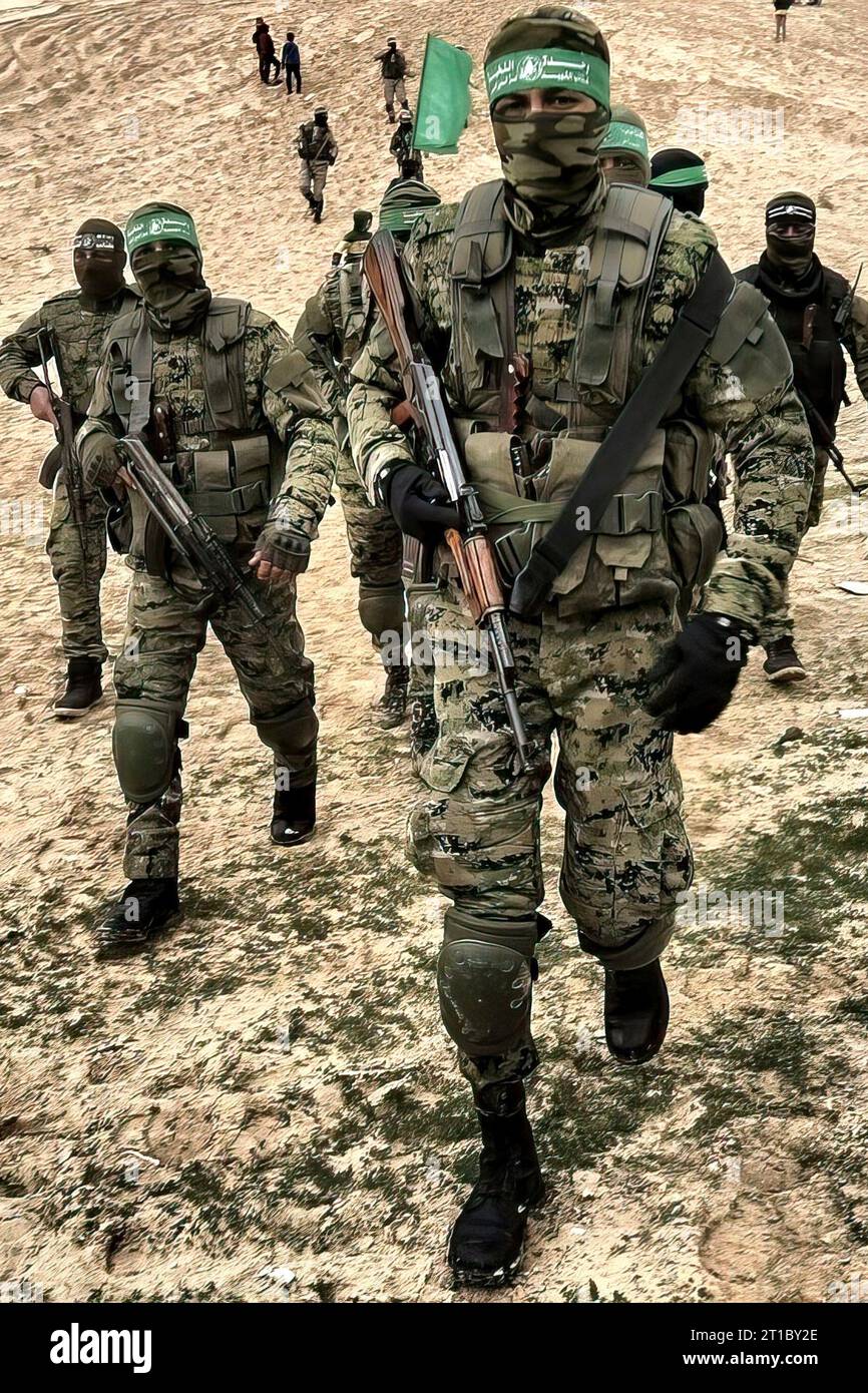 Gaza, Palestine. 13th Oct, 2023. File photo published by Hamas (Islamic ...