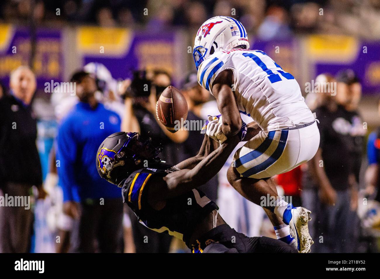 October 12, 2023: East Carolina Pirates defensive back Dontavius Nash ...