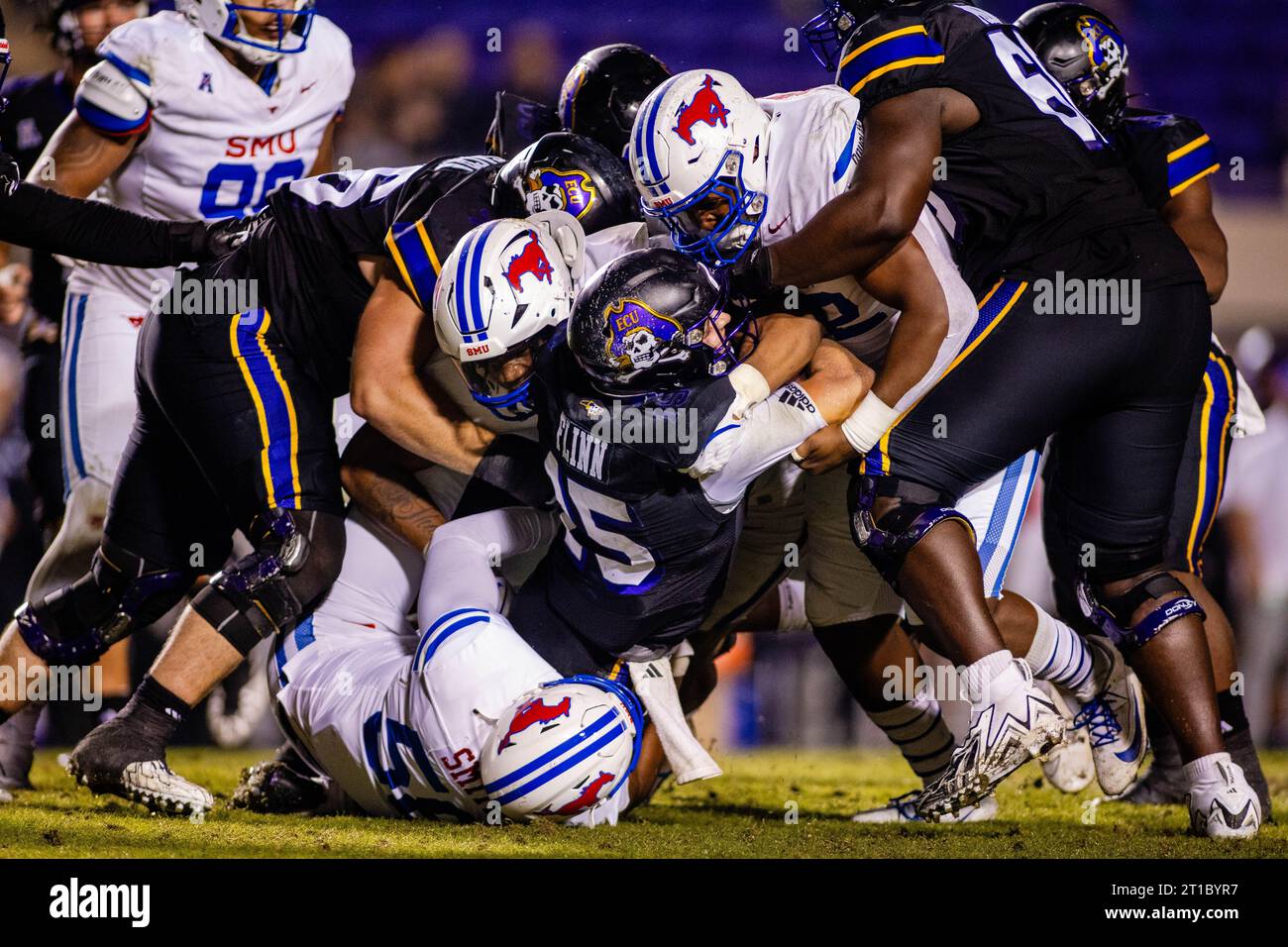 October 12, 2023: East Carolina Pirates quarterback Alex Flinn (15 ...