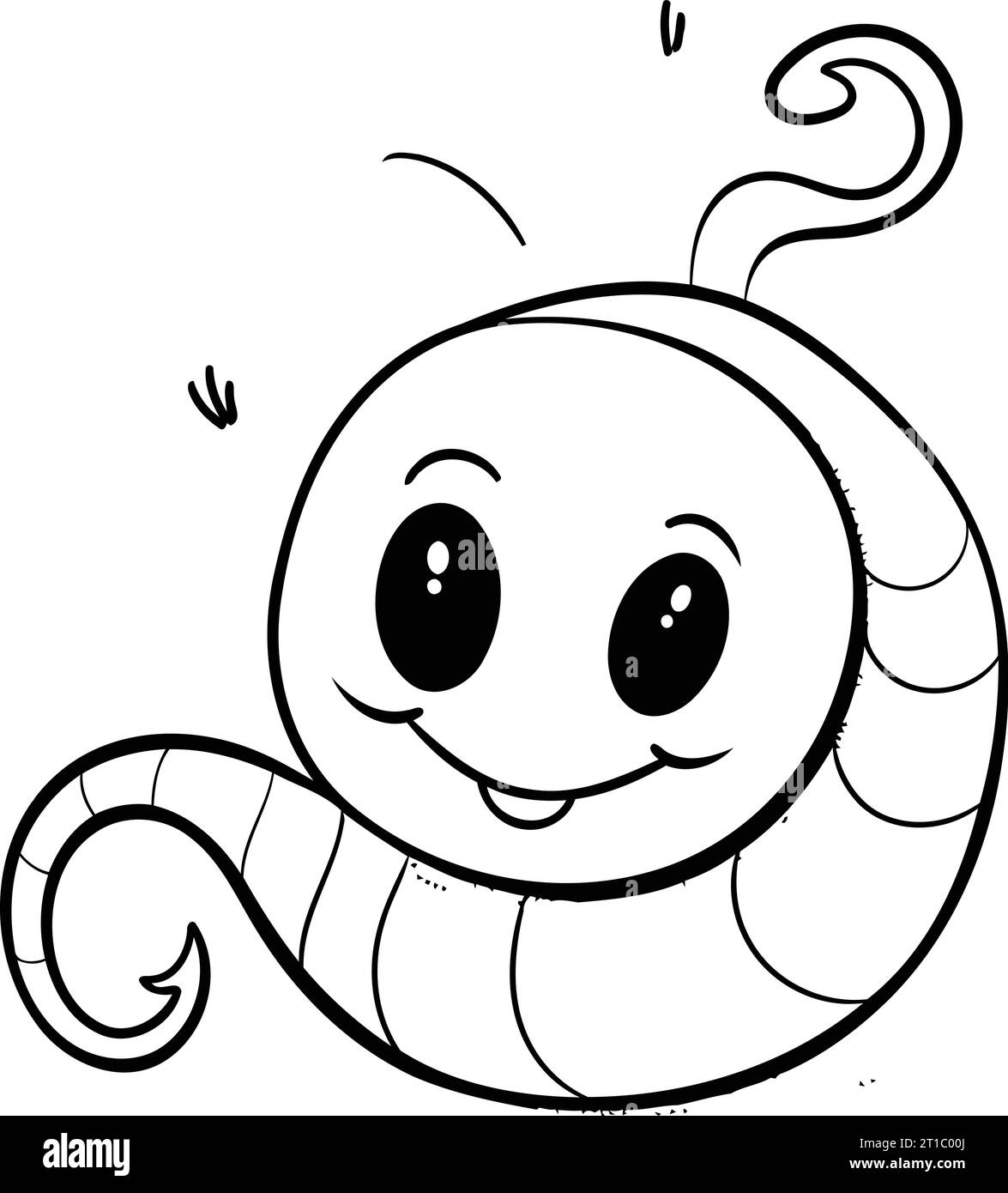 Worm Clip Art Black And White