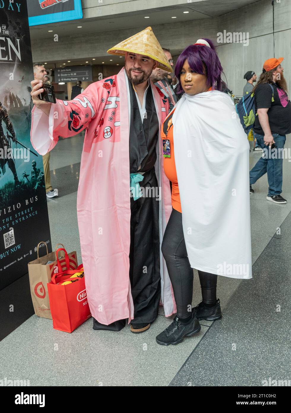 Atmosphere during 1st day of Comic Con at Jacob Javits Center in New ...