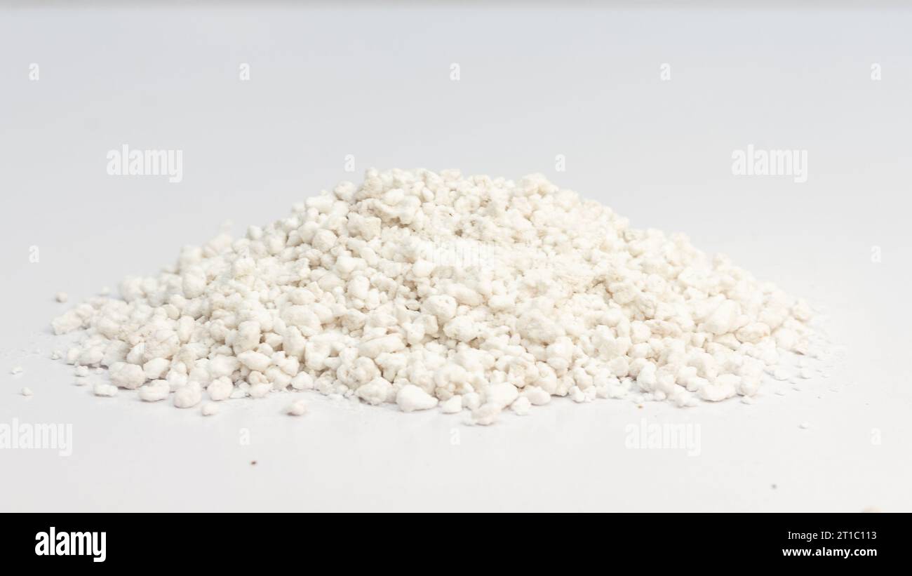 Heap of perlite volcanic stones isolated on white background Stock ...