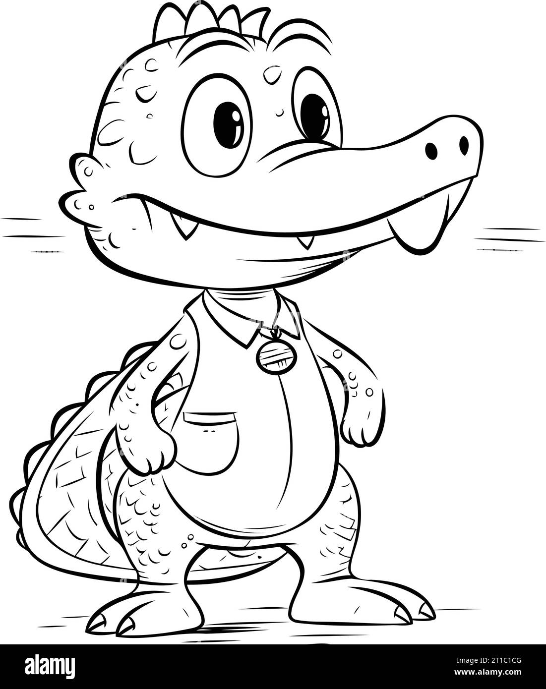 Baby Alligator Coloring Pages
