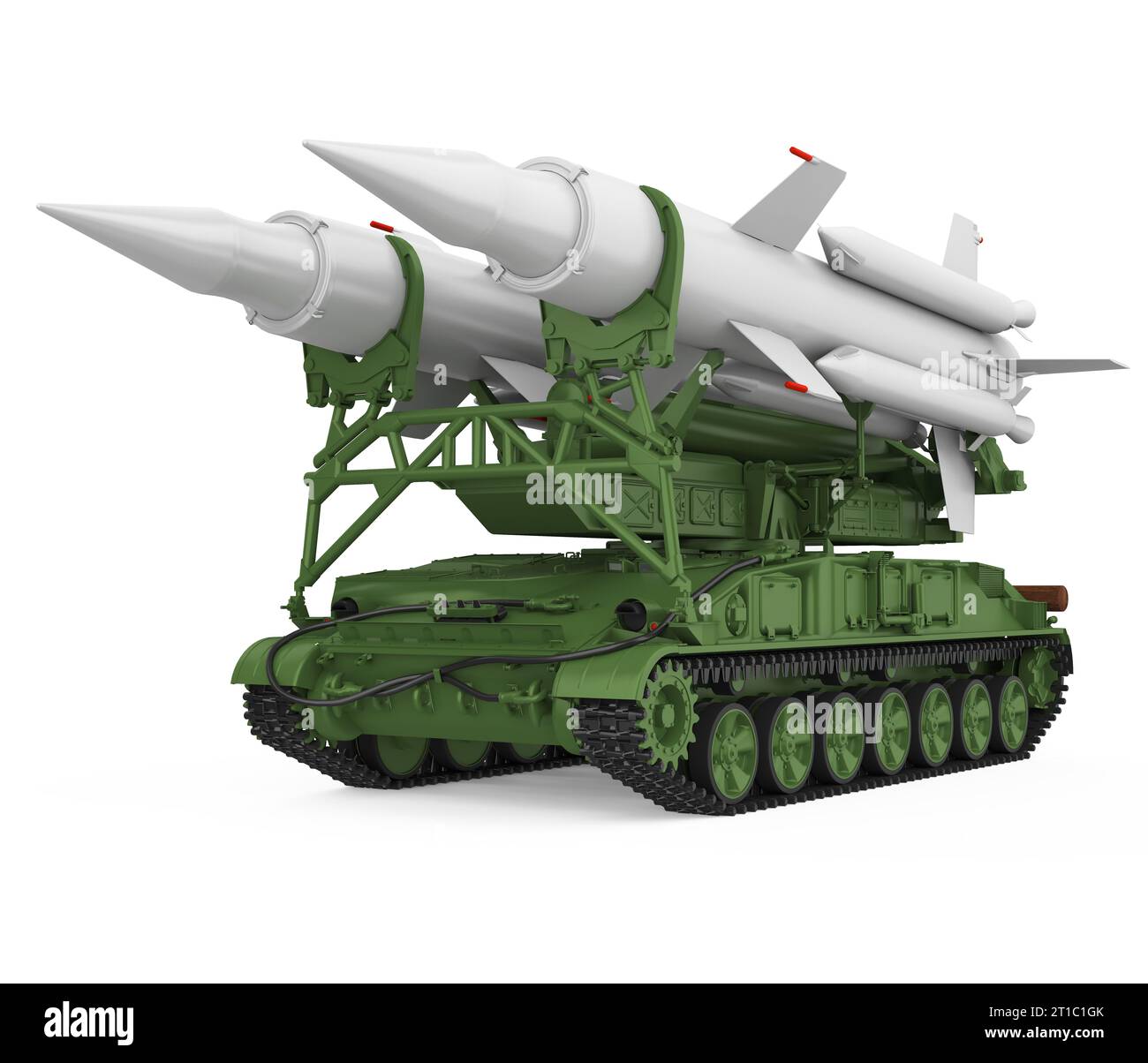 Military Missile Tank Isolated Stock Photo - Alamy