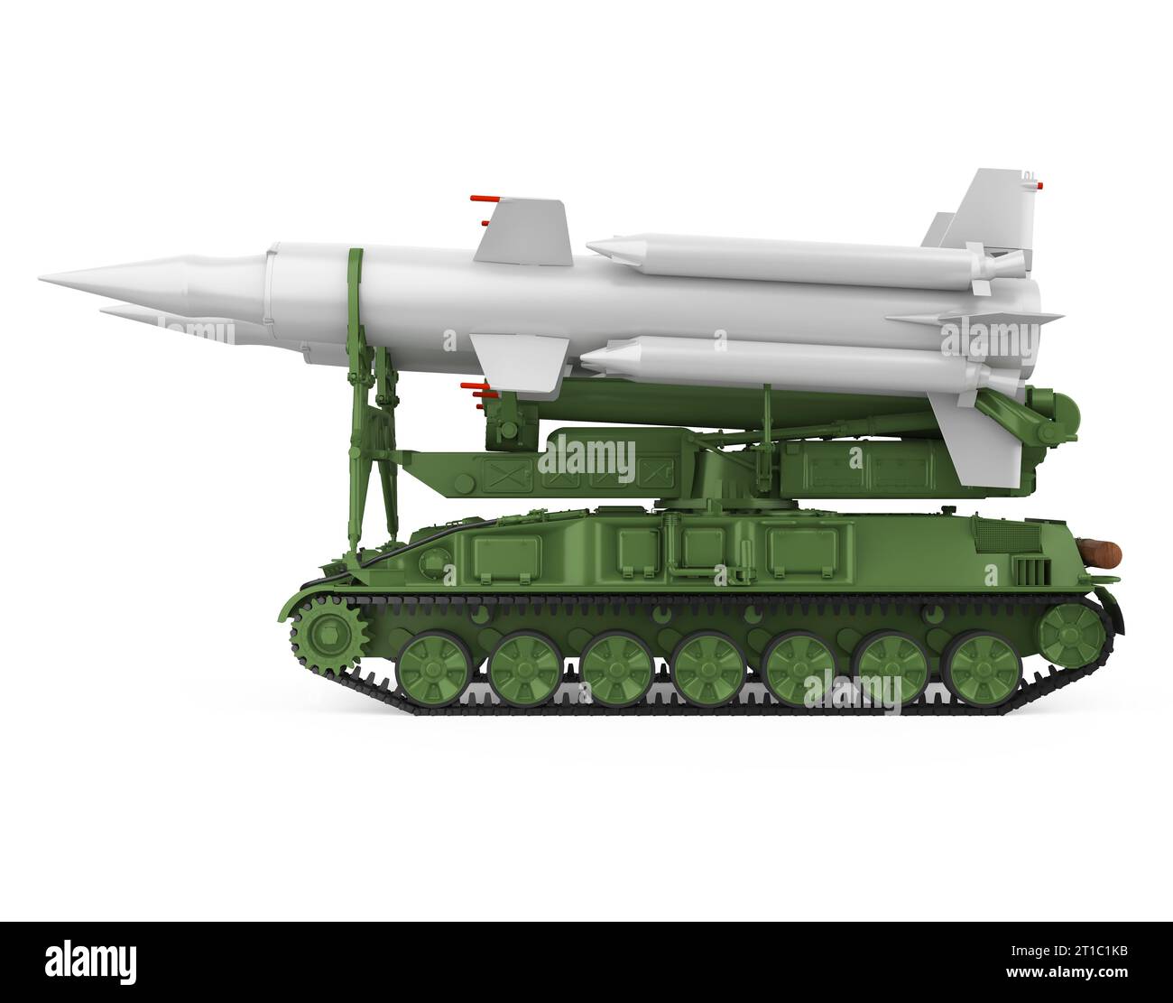 Military Missile Tank Isolated Stock Photo - Alamy