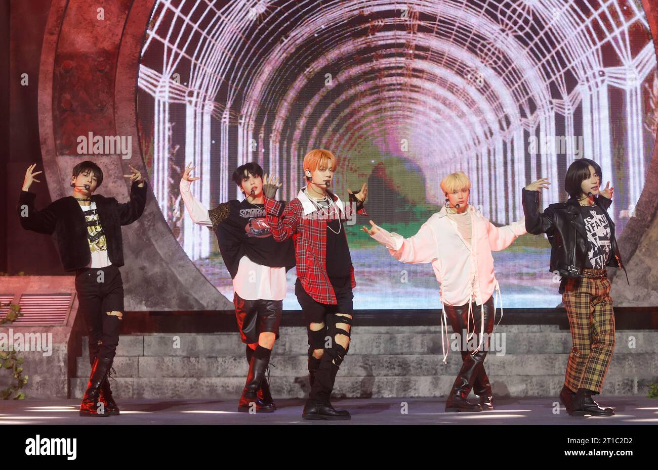 13th Oct, 2023. S. Korean boy group TXT South Korean boy group TXT ...