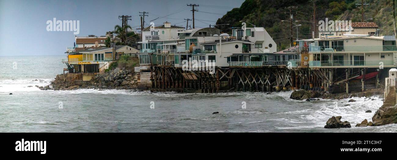 Malibu beach houses hi-res stock photography and images - Alamy