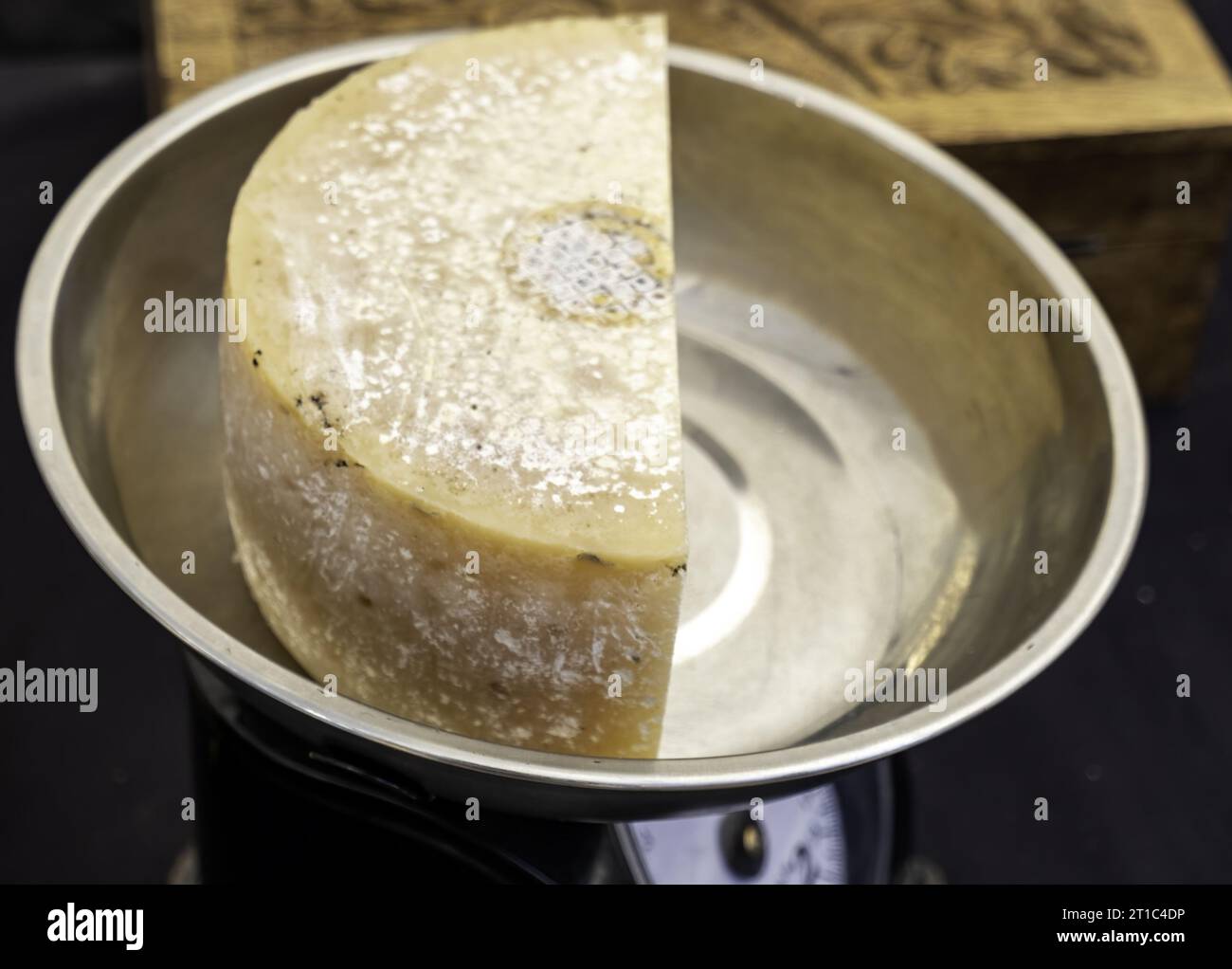 Detail of typical Spanish cured cheese, classic food Stock Photo - Alamy