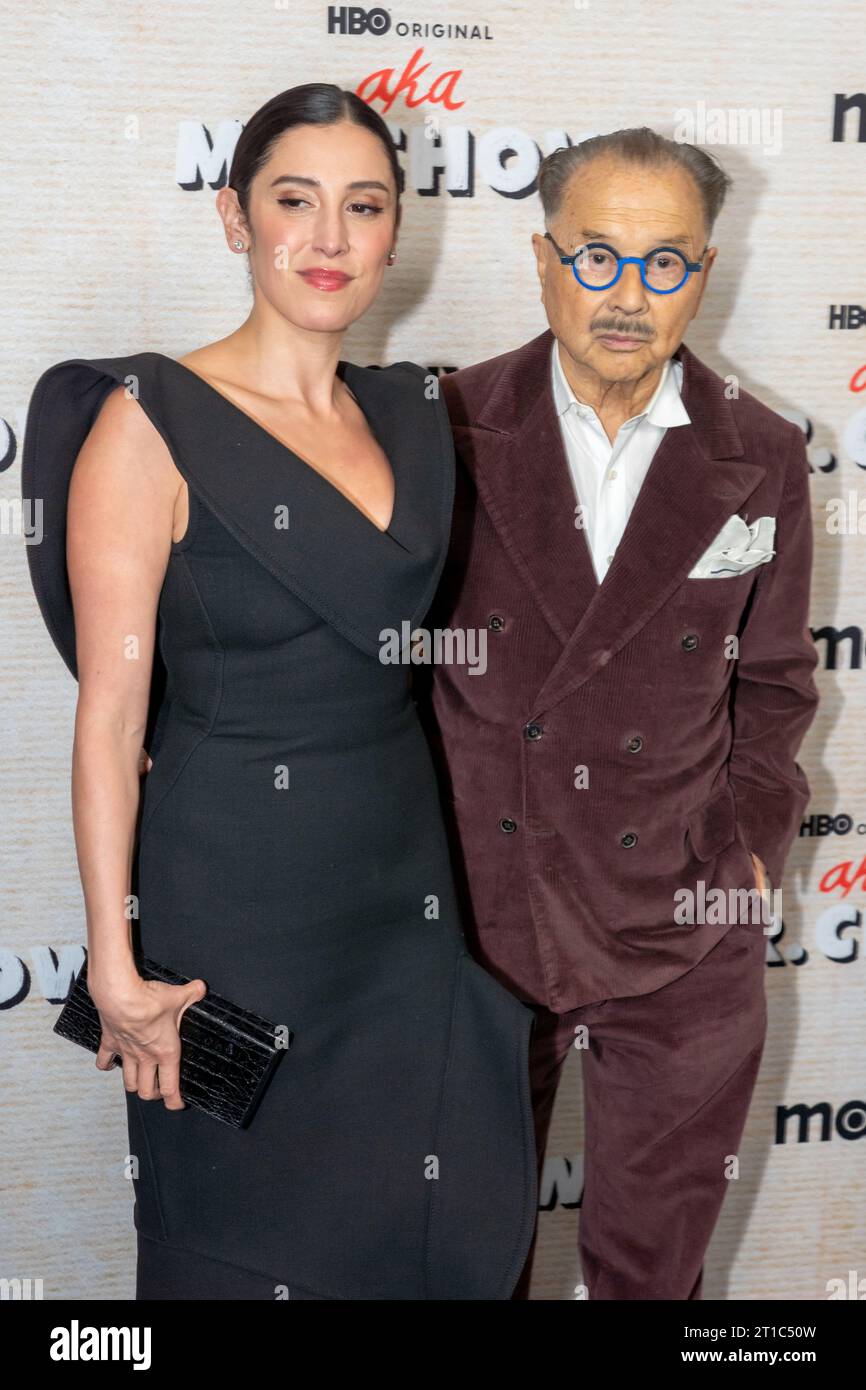 New York, United States. 12th Oct, 2023. Vanessa Chow and Michael M ...