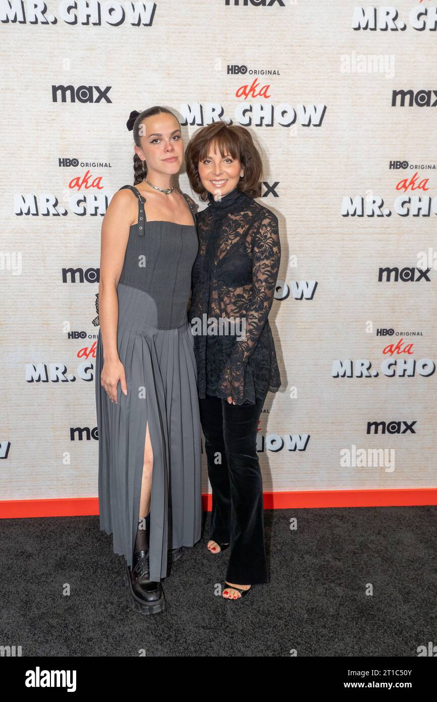 New York, United States. 12th Oct, 2023. Arielle Friedman and Adriana ...
