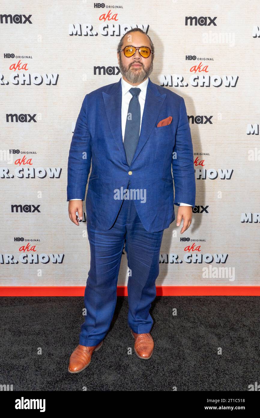 New York, United States. 12th Oct, 2023. Maximillian Chow attends the ...