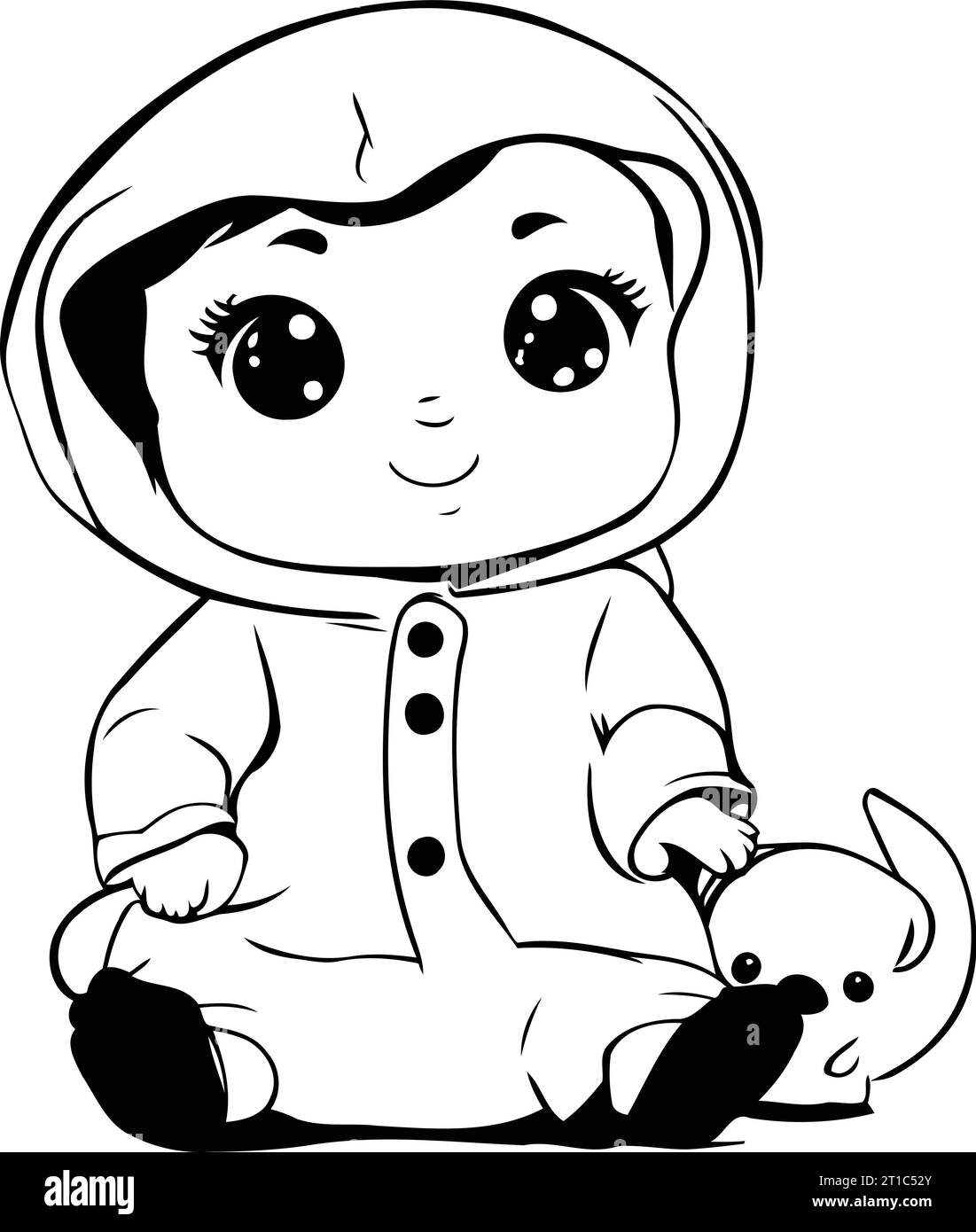 Cute cartoon baby boy in a raincoat. Vector illustration Stock Vector ... Cute cartoon baby boy in a raincoat. Vector illustration Stock Vector ...