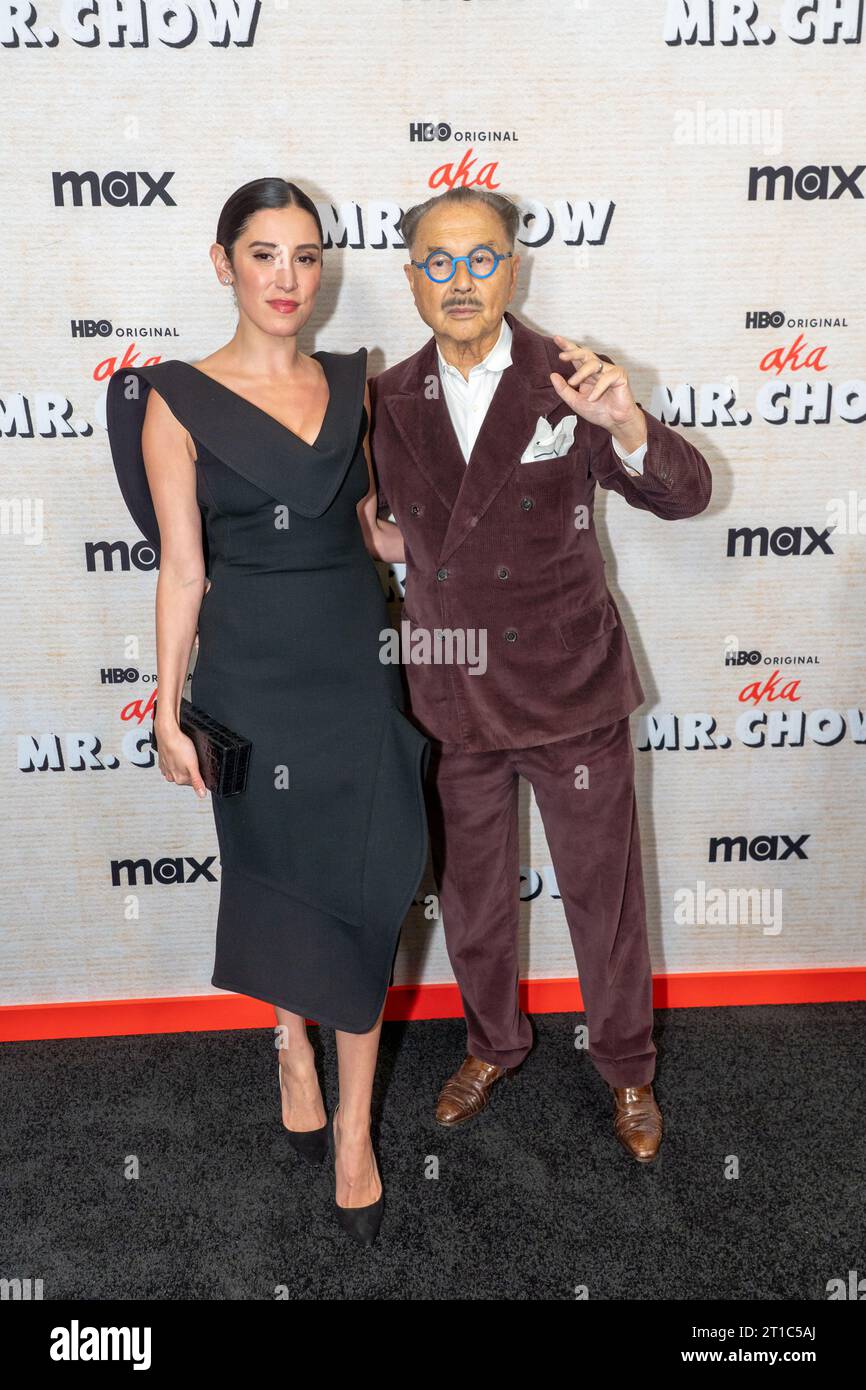 New York, United States. 12th Oct, 2023. Vanessa Chow and Michael M ...