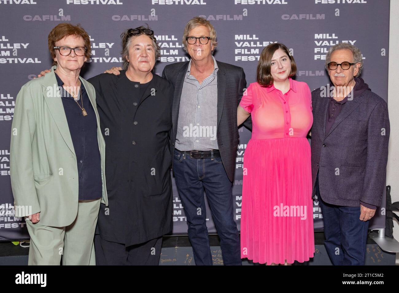 San Rafael, USA. 12th Oct, 2023. Zoe Elton, Producer Christine Vachon ...