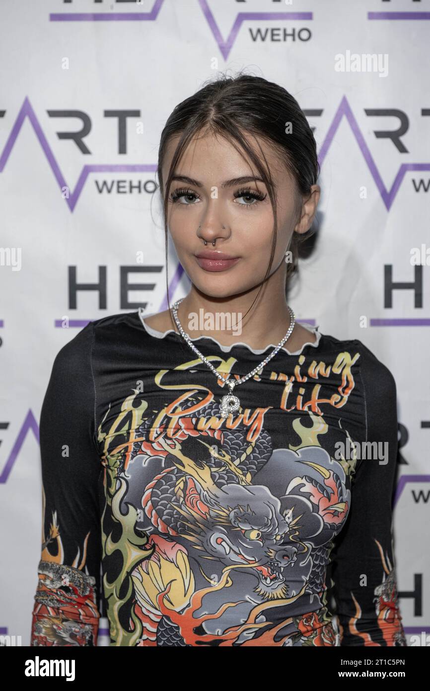 Los Angeles, USA. 12th Oct, 2023. Youtuber rapper Prymrr attends ...