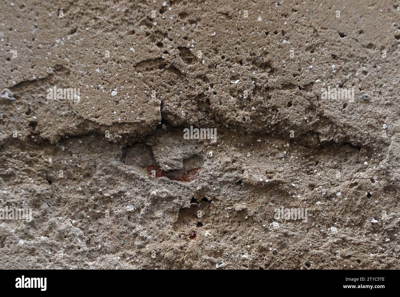 cracked cement brick block surface as background for design Stock Photo ...