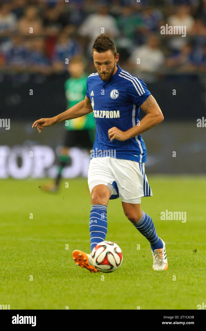Marco Hoeger Aktion Freundschaftsspiel FC Schalke 04 - West Ham United ...