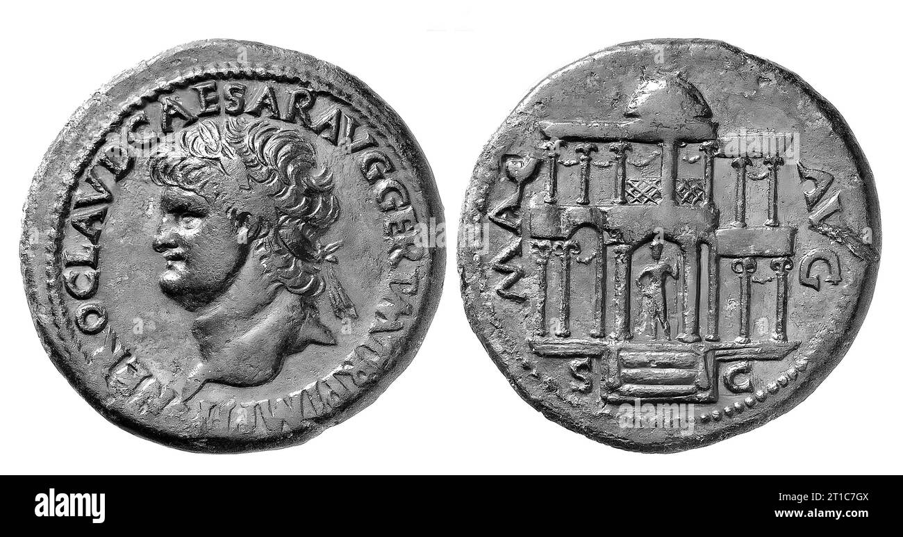 Coins roman empire Black and White Stock Photos & Images - Alamy