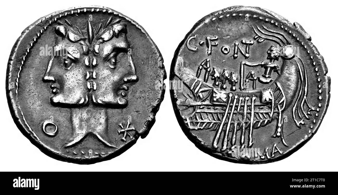 Coins roman empire Black and White Stock Photos & Images - Alamy
