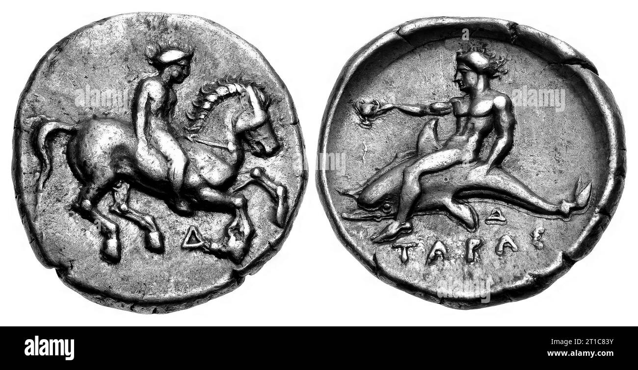 Old roman coins Black and White Stock Photos & Images - Alamy