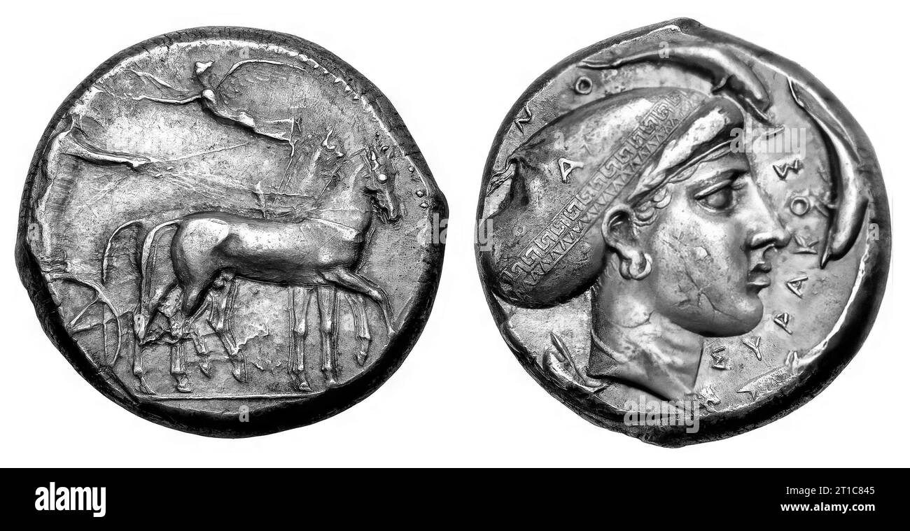Coins roman empire Black and White Stock Photos & Images - Alamy