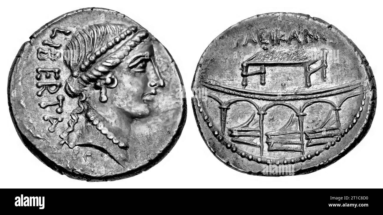 Coins roman empire Black and White Stock Photos & Images - Alamy