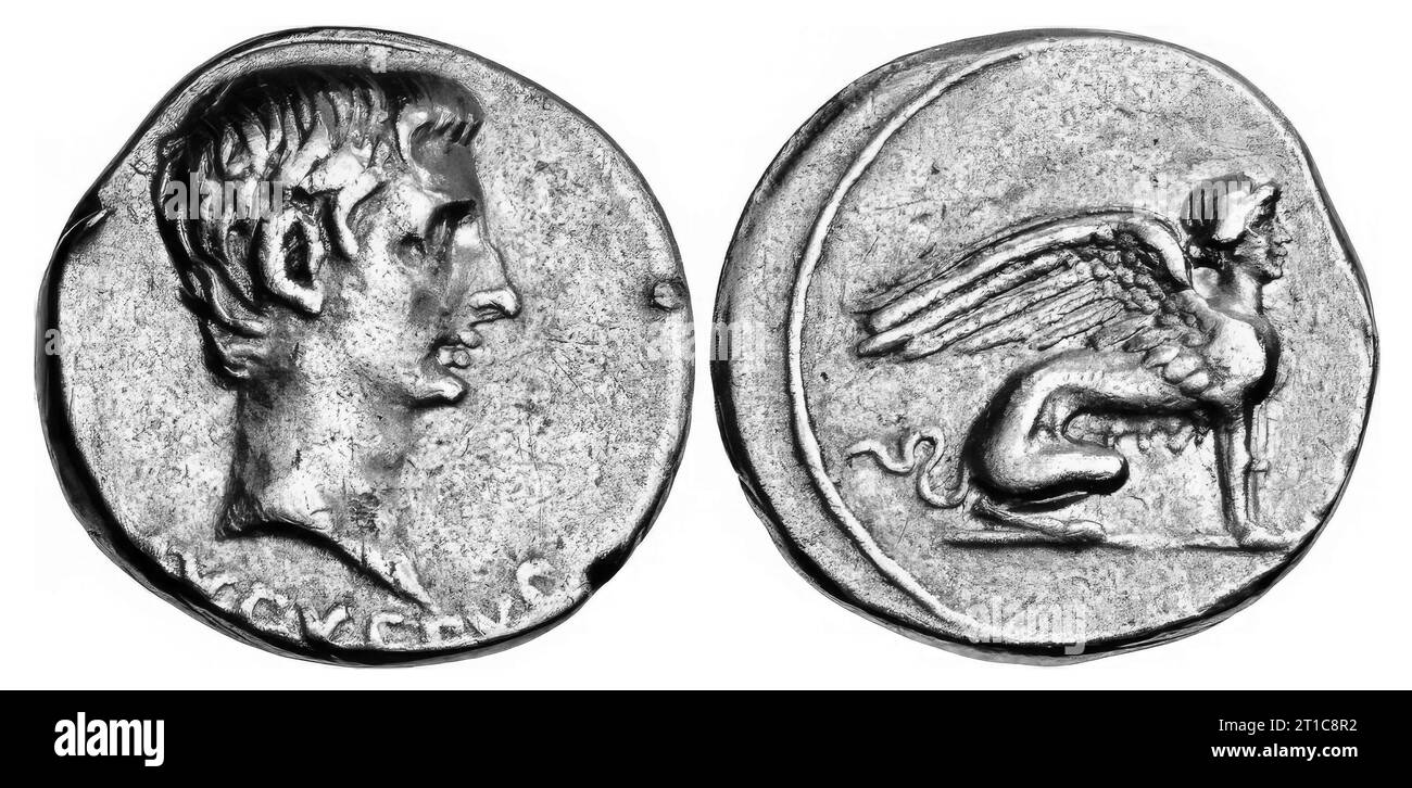 Coins roman empire Black and White Stock Photos & Images - Alamy