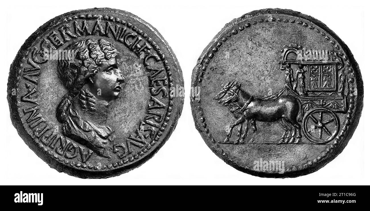 Coins roman empire Black and White Stock Photos & Images - Alamy