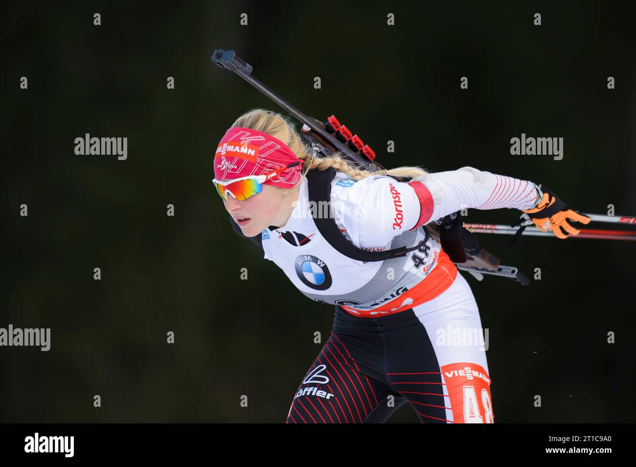 Lisa Theresa Hauser AUT Aktion Biathlon Welt Cup 15 KM Einzelwettkampf ...